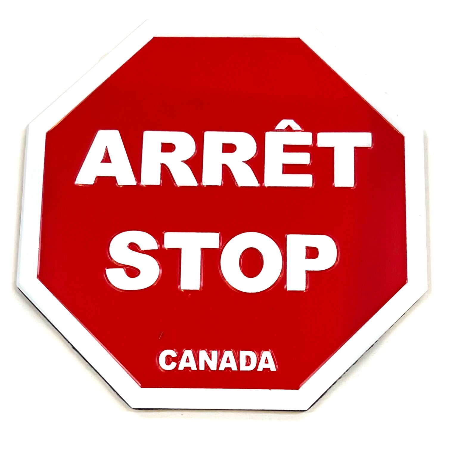 Arrêt Stop Canada Road Sign – The Mandarin