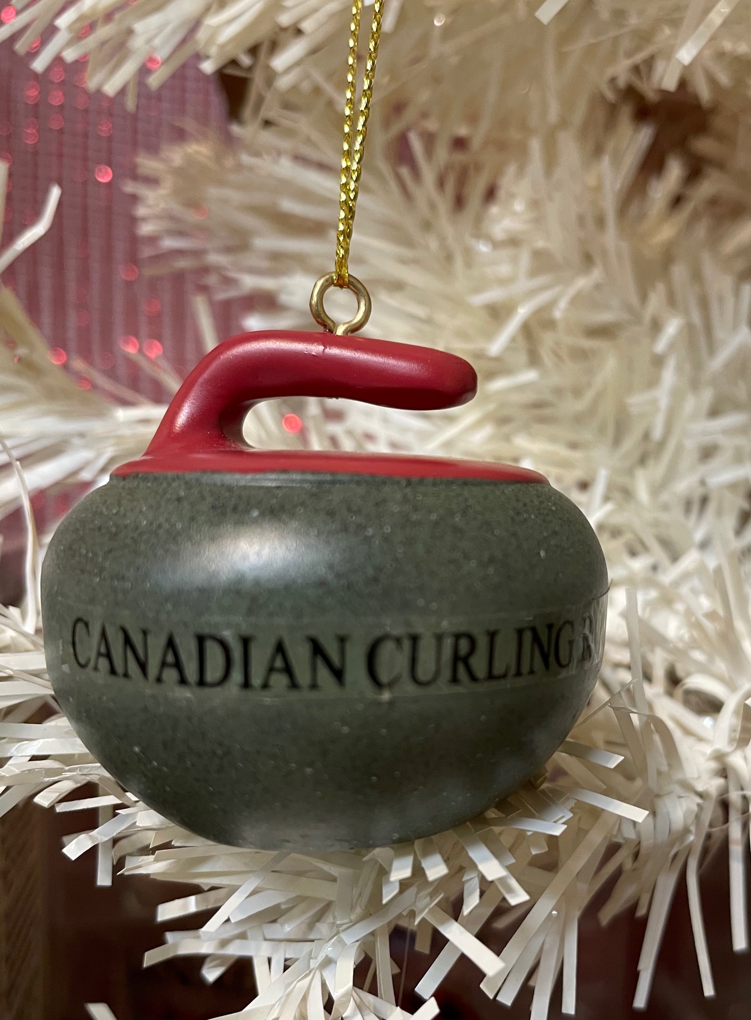 Curling Rock Hanging Ornament – The Mandarin