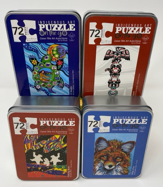 Dancing Bears Indigenous Art Puzzle – The Mandarin